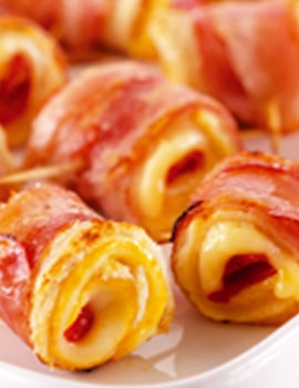 Pancetta & Pepper Mini-Rolls Appetizer Recipe I Port Salut UK